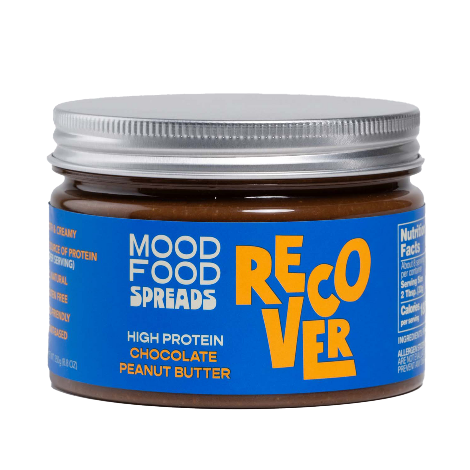 MOOD FOOD SPREADS RECOVER High Protein CHOCOLATE PEANUT BUTTER